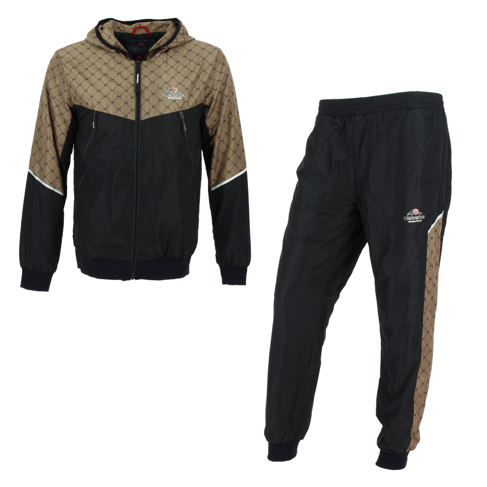 Ensemble De Survêtement H Noir/Marron - OREGON-BLACK-BROWN