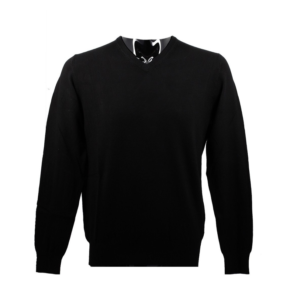 Pull Real Cashmere Noir - IUB109842-COLLOV-TOPPE-NOI
