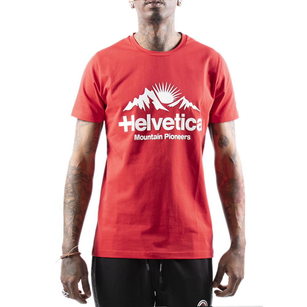 Tee-Shirt Helvetica Ashland Rouge - ASHLAND-RED